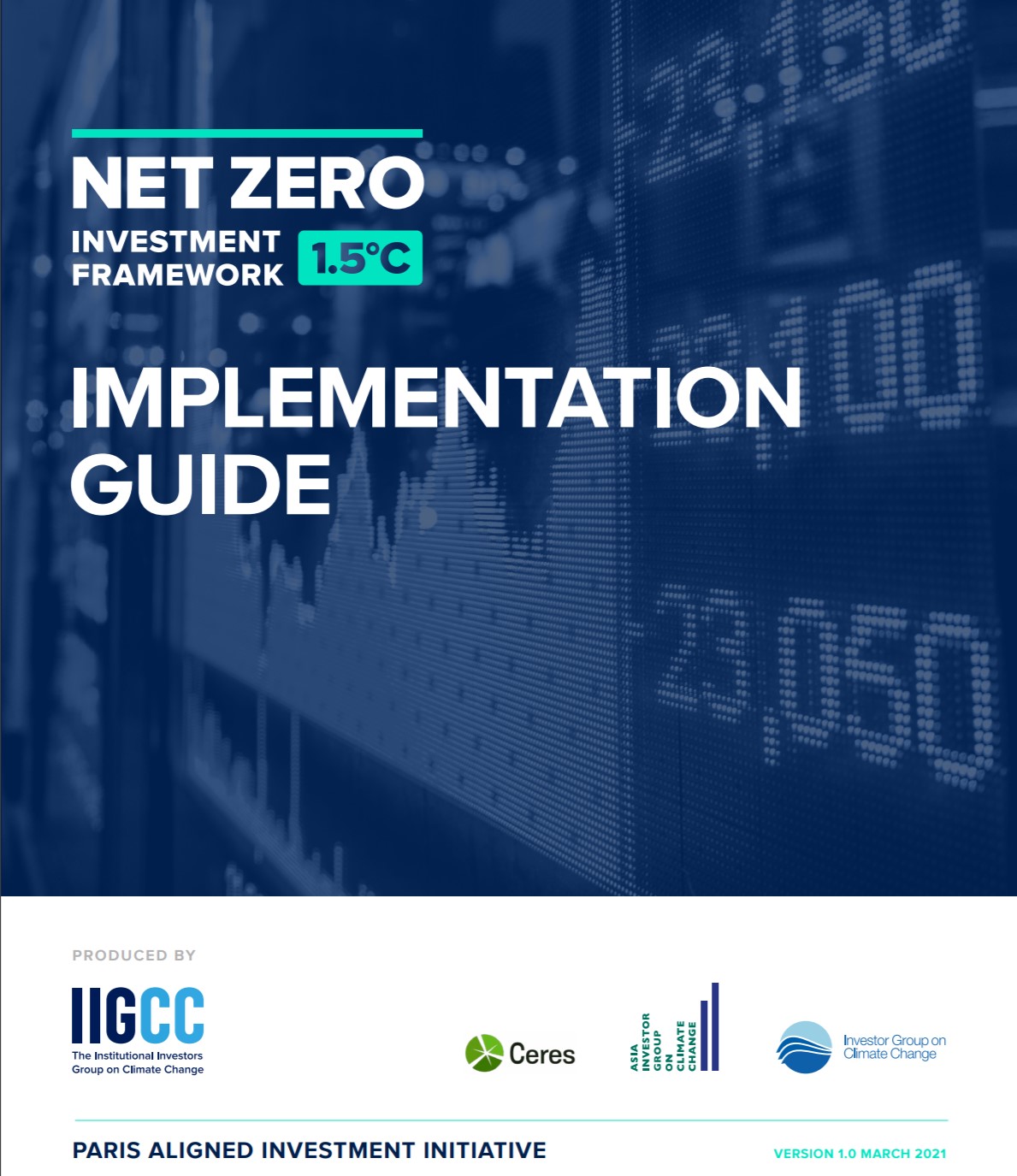 Global framework for investors to achieve net zero emissions alignment ...